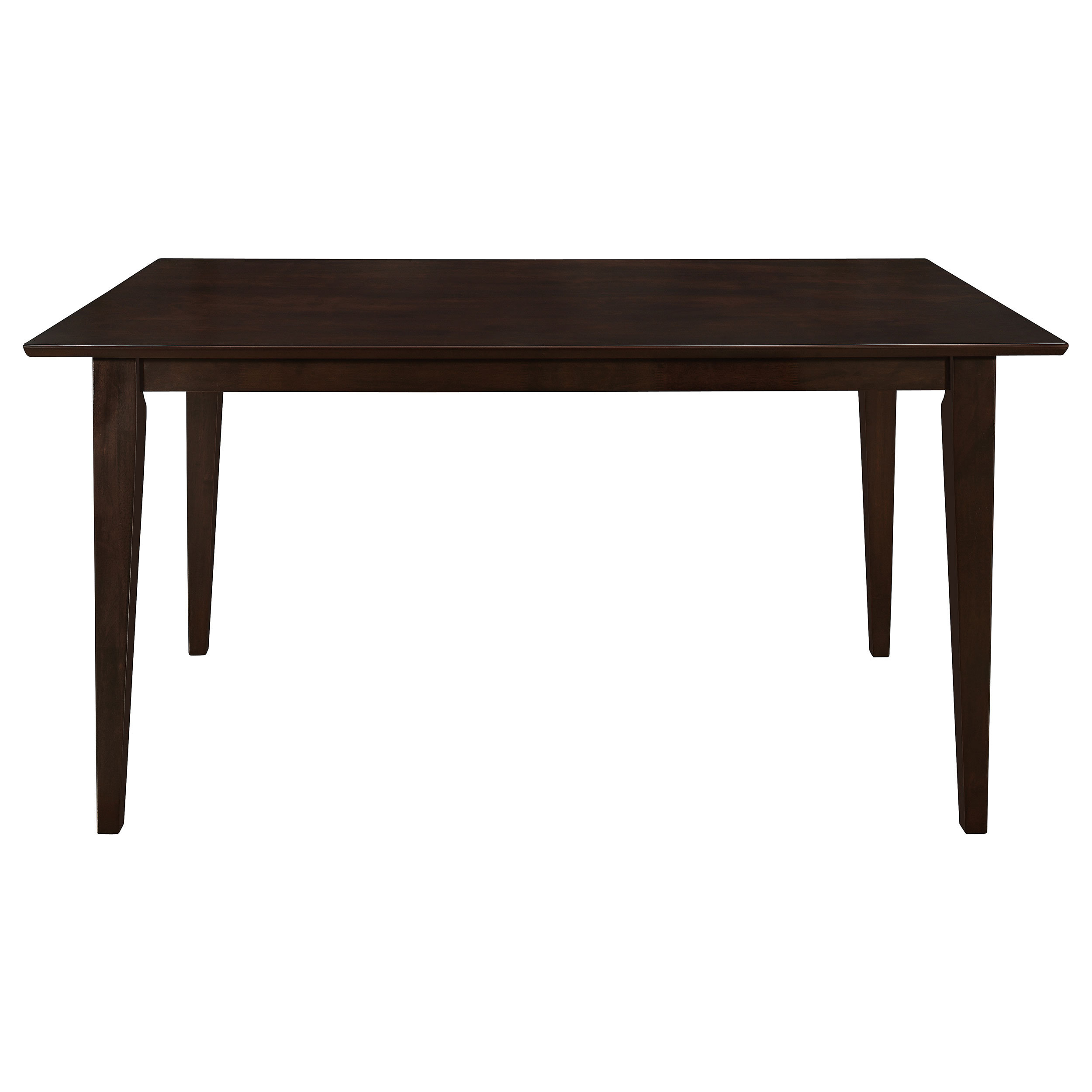 George Oliver Gabriel Rectangular 59-Inch Wood Dining Table Cappuccino ...