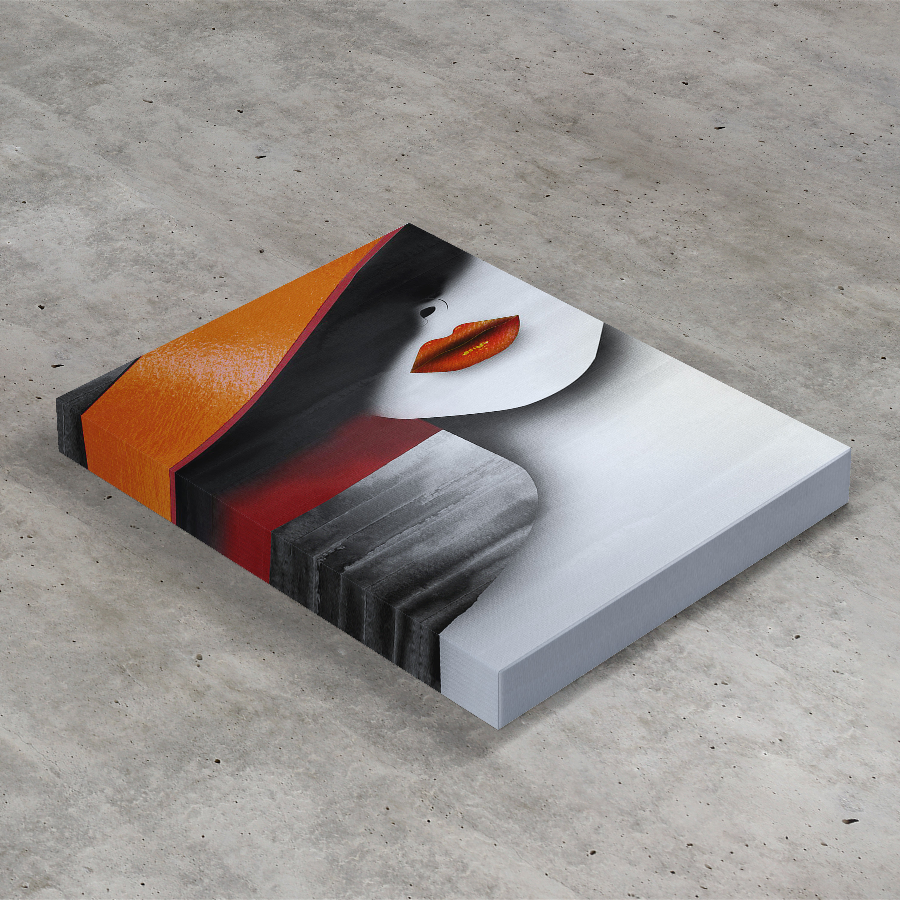 Latitude Run® Lady in Red - Painting on Canvas | Wayfair