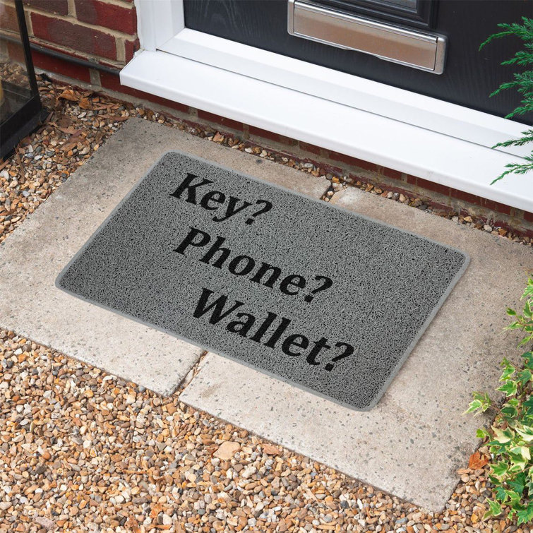 NICOMAN Key Phone Wallet Door Mat | Wayfair.co.uk