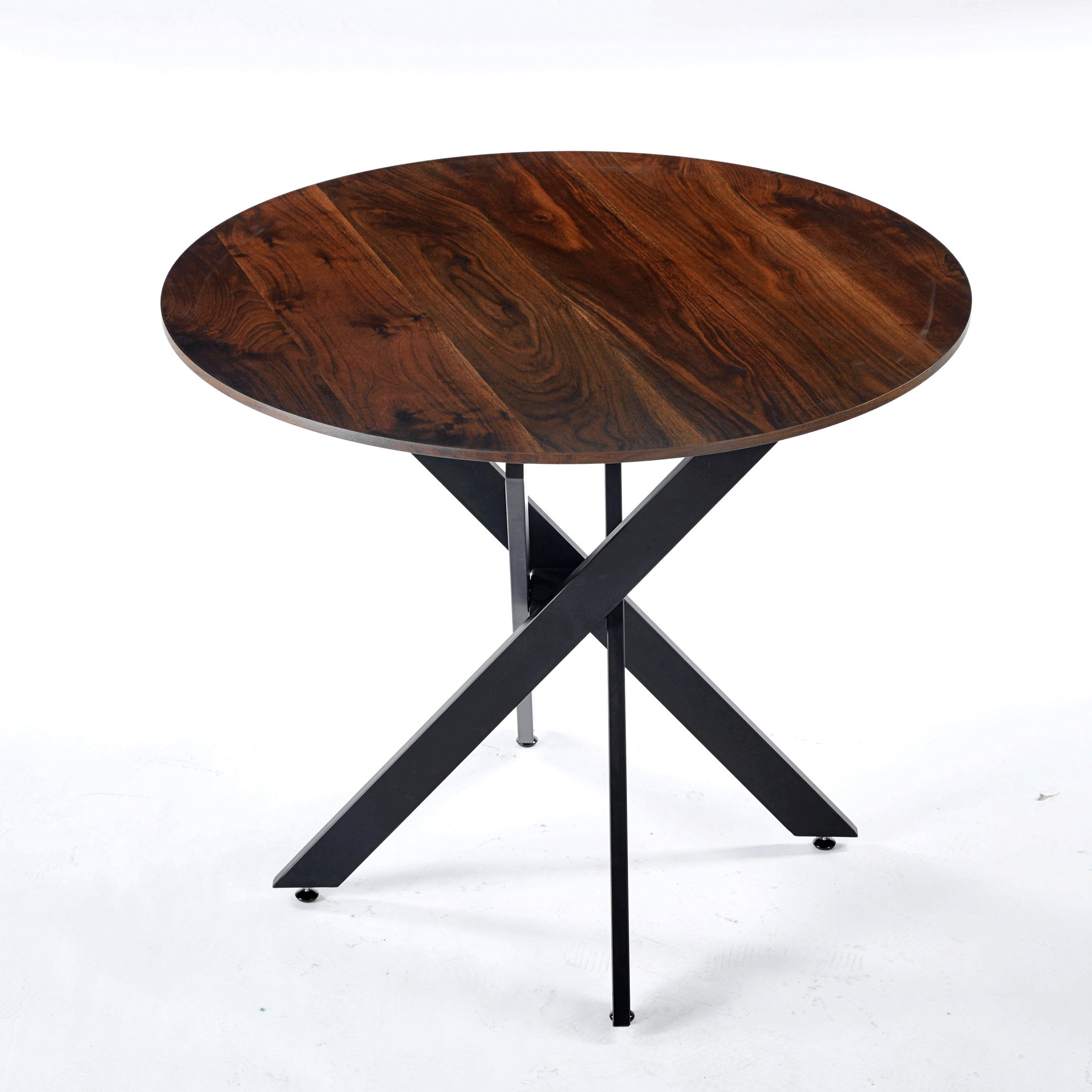 17 Stories 47.2" Round Dining Table, Office & Coffee Table, Cross Leg ...