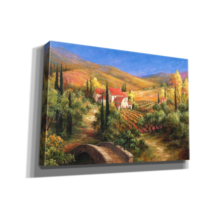 August Grove® Epic Graffiti 'Tuscan Bridge' By Art Fronckowiak, Tuscan ...