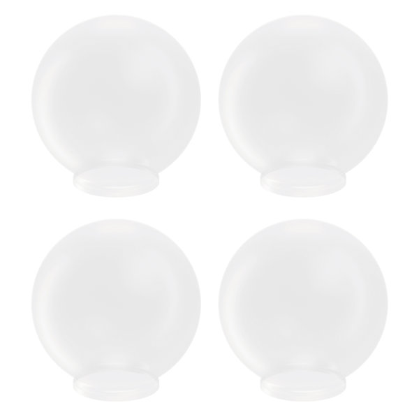 Solus 6 in. Acrylic Globes with 3.14 in. Outside Diameter Fitter Neck ...