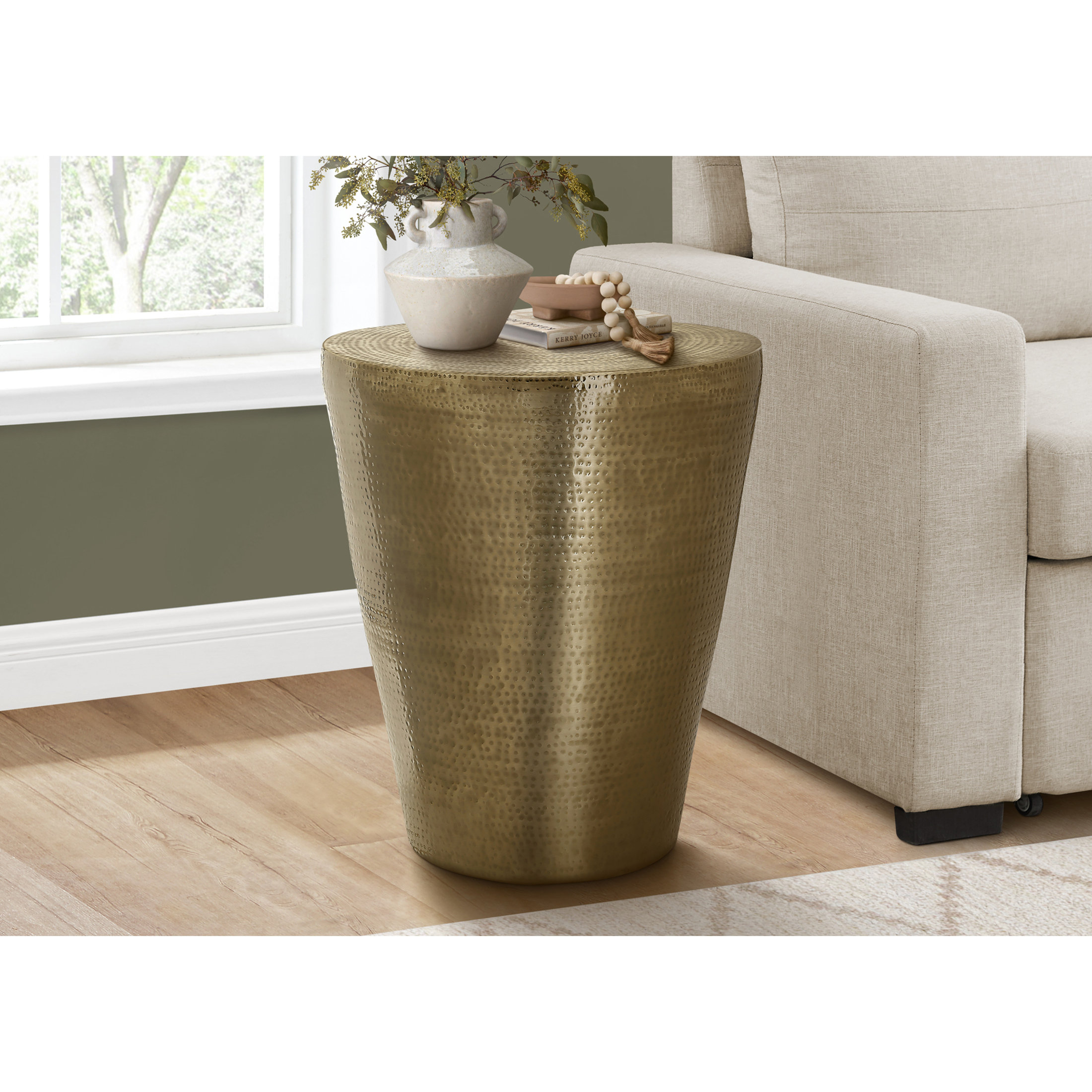 Dakota Fields Metal Drum Side Table for Living Room & Bedroom0 Modern ...