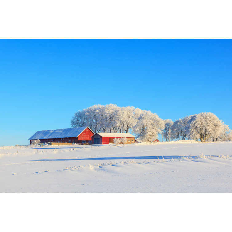 Brambly Cottage Farm On A Hill by TT - Wrapped Canvas Photograph ...