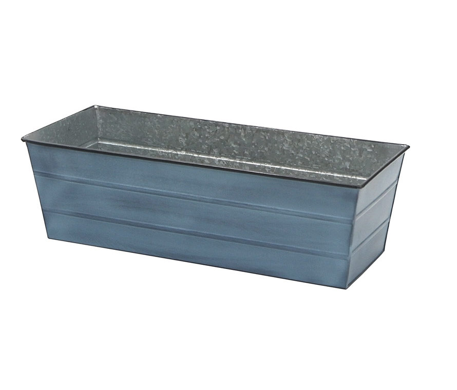 Breakwater Bay Dreketi Nantucket Galvanized Steel Window Box Planter ...