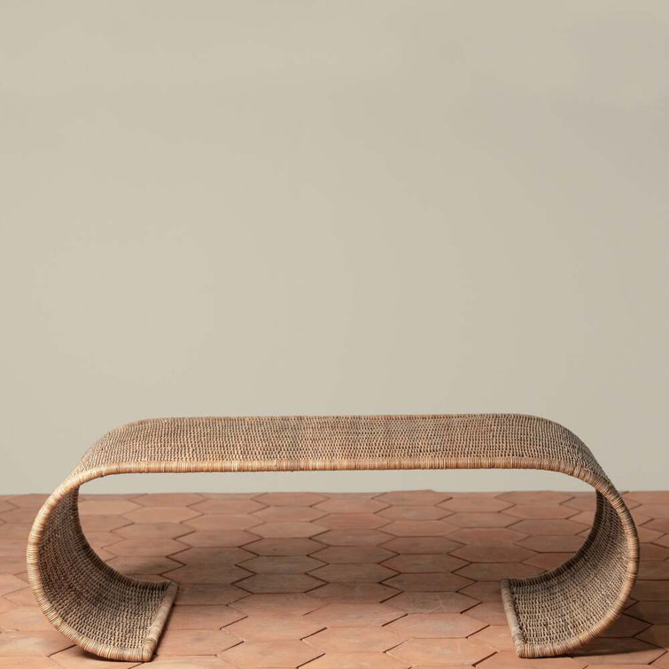 Woven Healdsburg Sled Coffee Table | Perigold