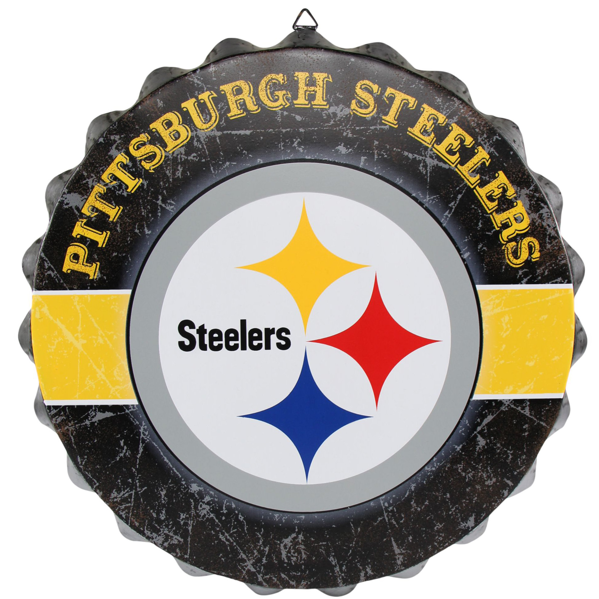 Forever Collectibles Pittsburgh Steelers NFL Bottle Cap Wall Décor ...