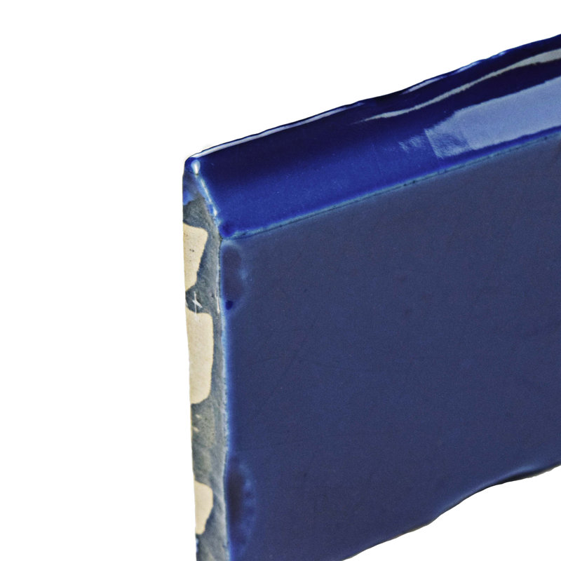 Merola Tile Novecento Zocalo 2-1/2"x 5-1/8" Glossy Ceramic Bullnose ...