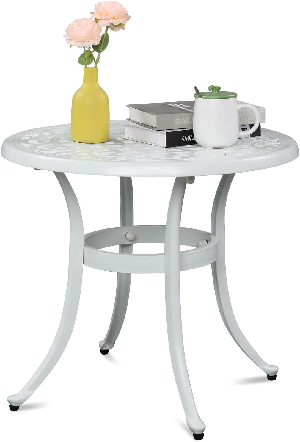 Astoria Grand Nephele Round 24'' Outdoor Side Table | Wayfair