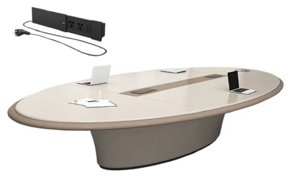 Splendor Furniture Executive Meeting Table Gaming Standing White Corner ...