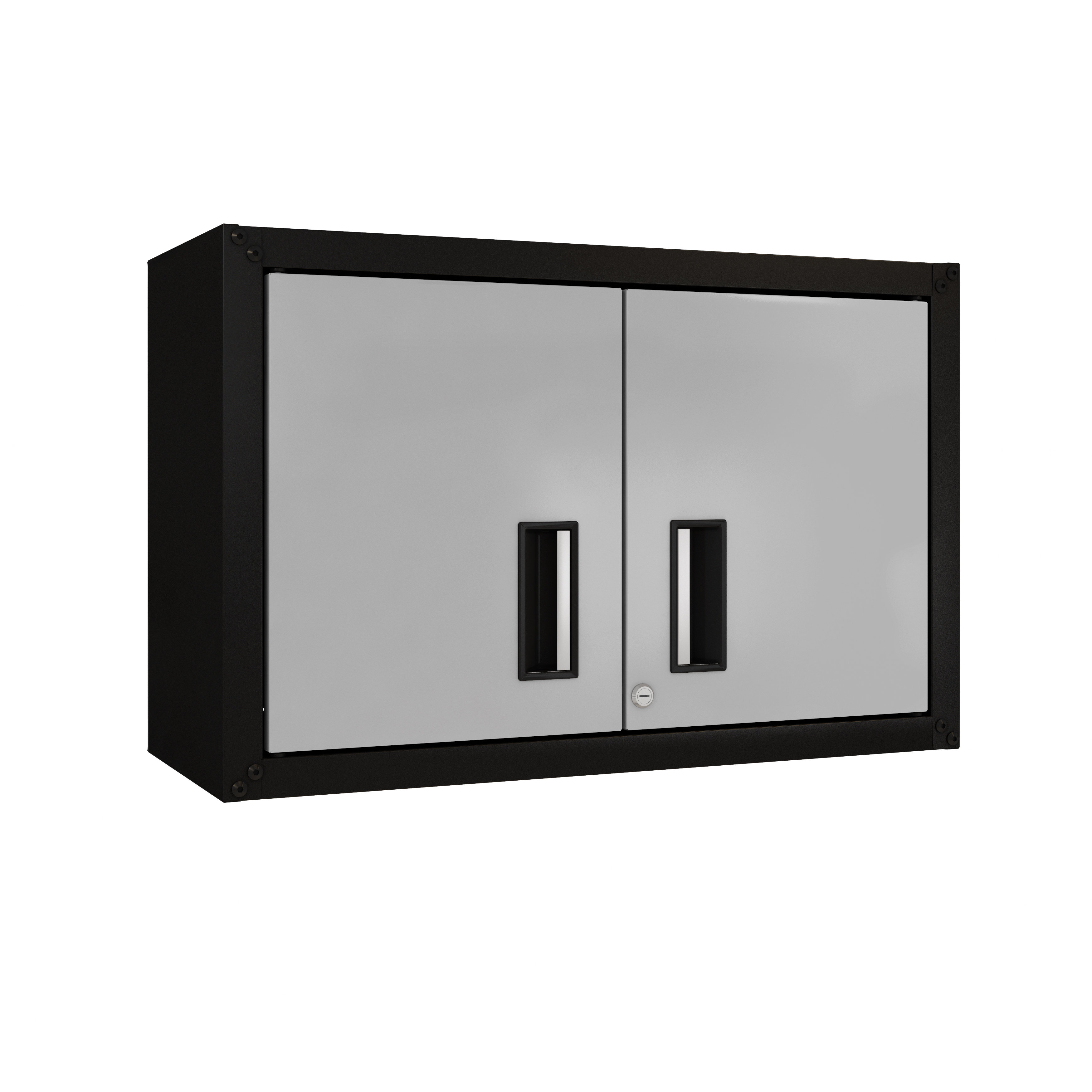 Ebern Designs Ready-to-Assemble Floating Garage Storage Cabinet - Wall ...