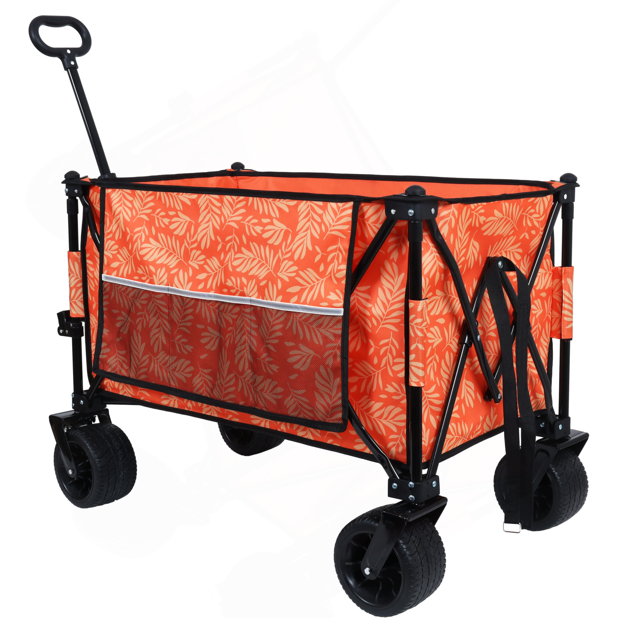 HONGHELEWANG Versatile Heavy-Duty Folding Wagon Cart For Various ...