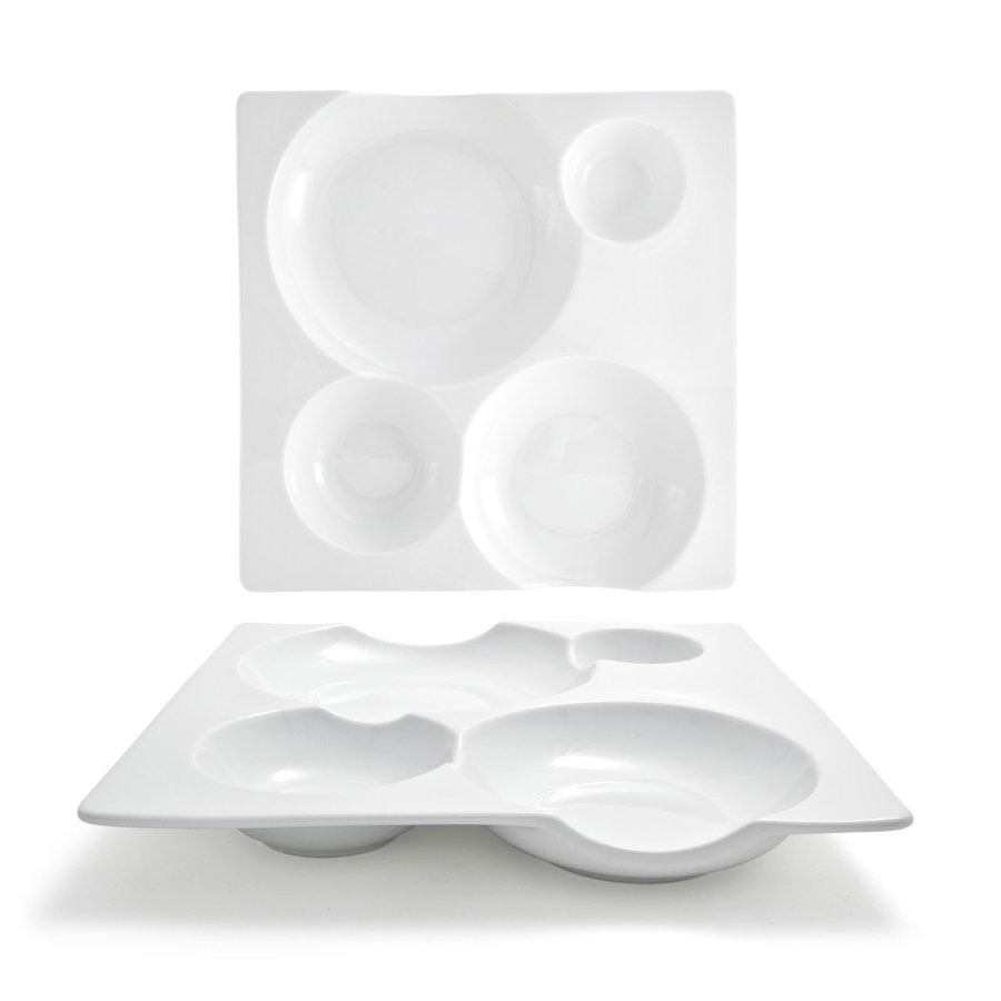 Front Of The House Harmony Bento 10.5" Dinner Plate - Wayfair Canada