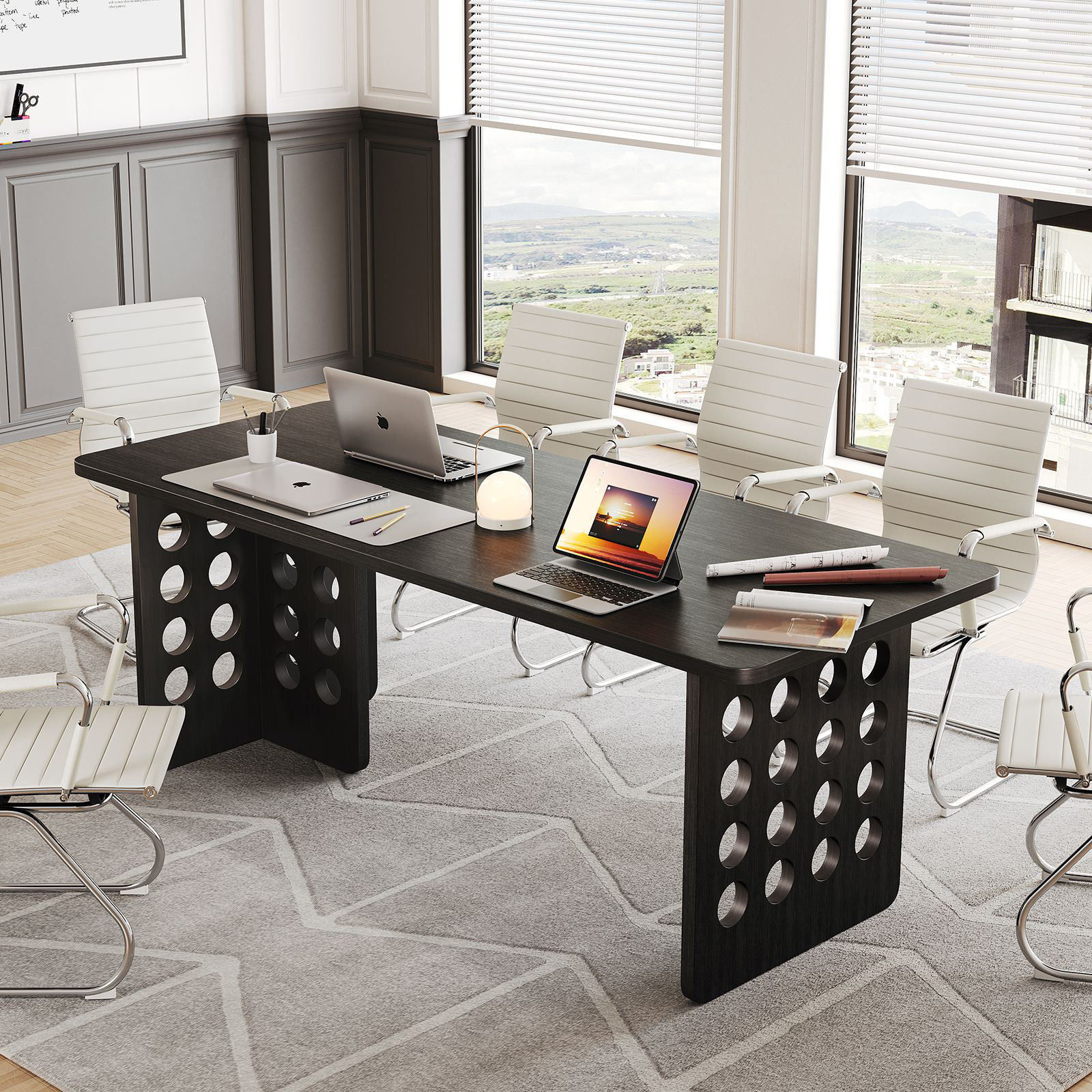 Ebern Designs 63-inch Modern Seminar Conference Table - Wayfair Canada