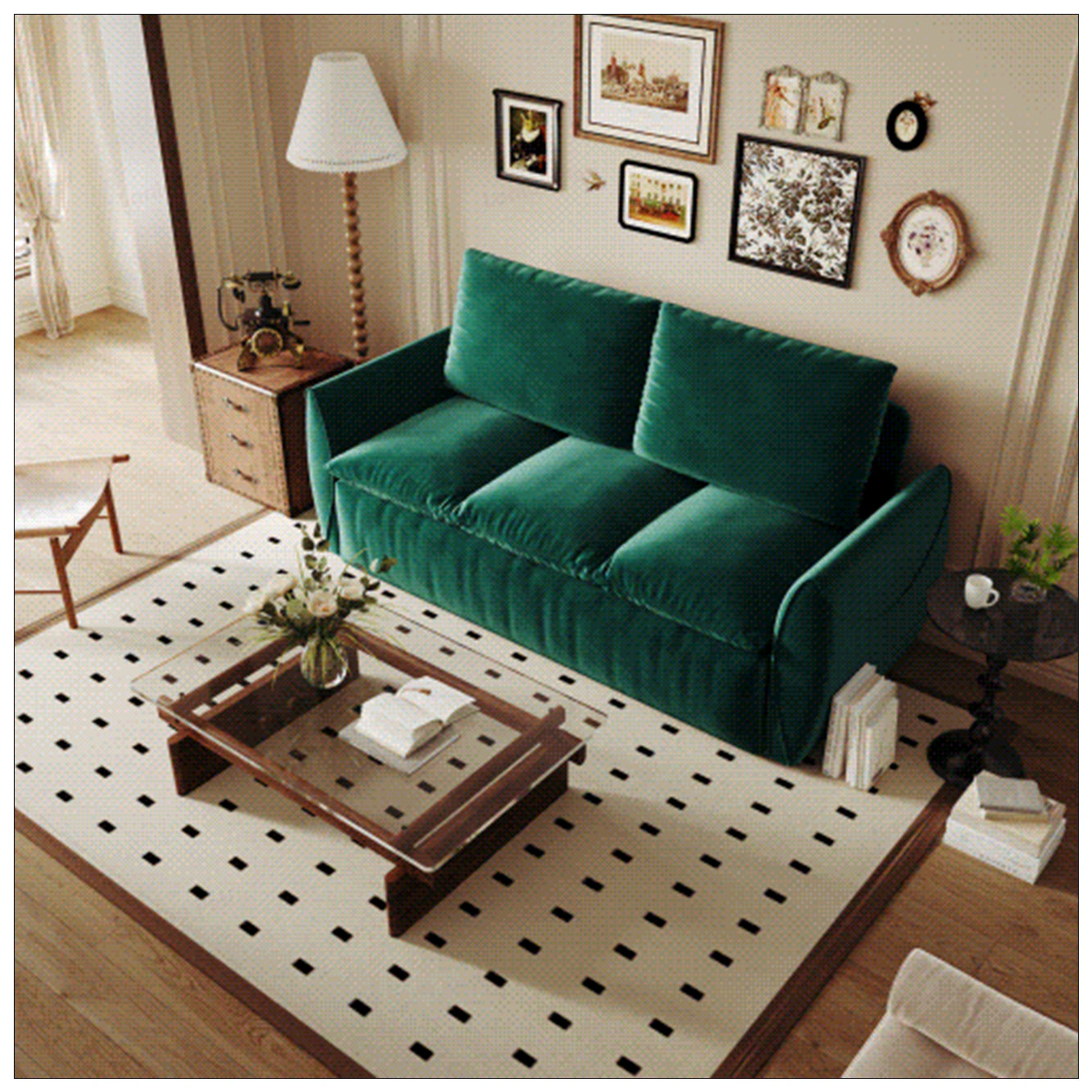 lonloo pati Pull Out Sofa Bed, Convertible Sleeper With 2-In-1 Pillow ...