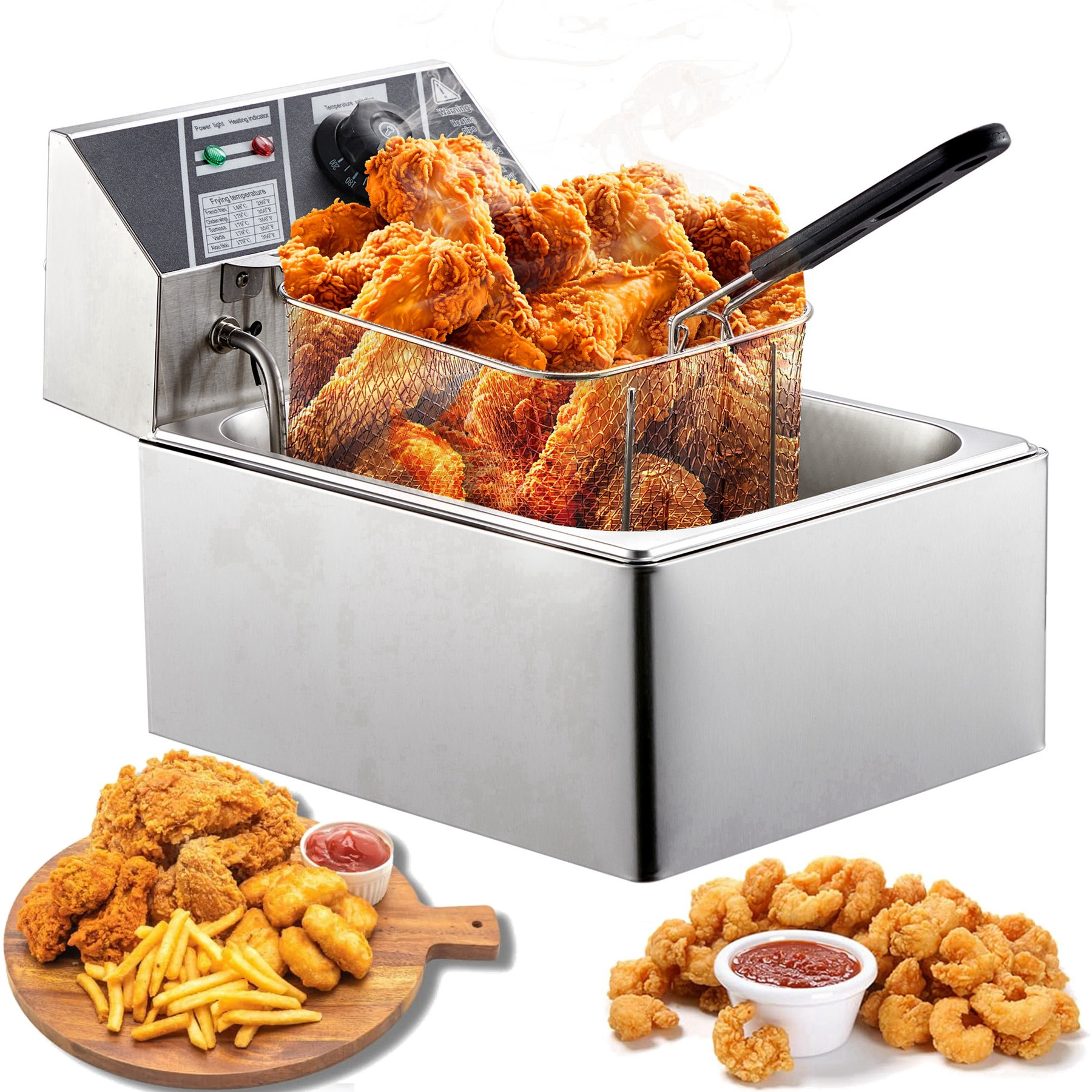 Euker 6.3Qt Electric Deep Fryer | Wayfair