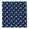Dakota Fields Half Moon Shower Curtain Sky Sun Stars Violet Blue Ceil ...