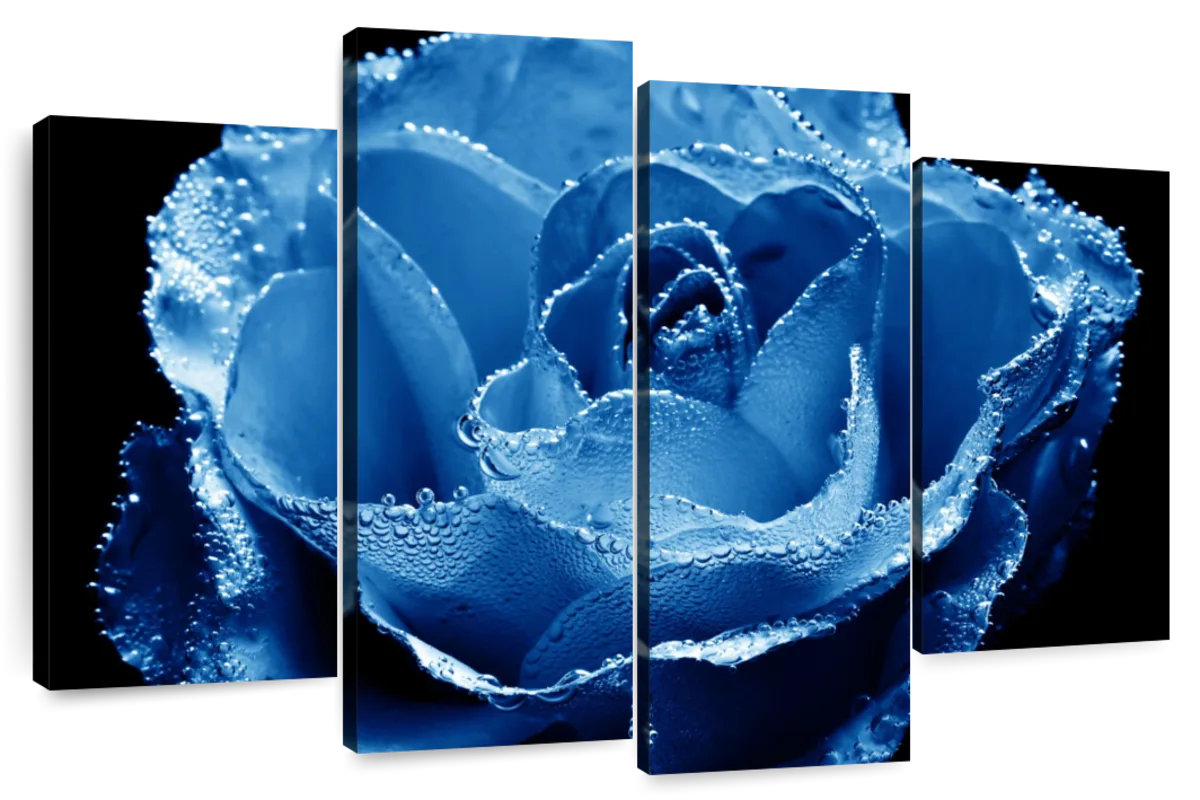 Lark Manor Harnek Misty Blue Rose - Wayfair Canada