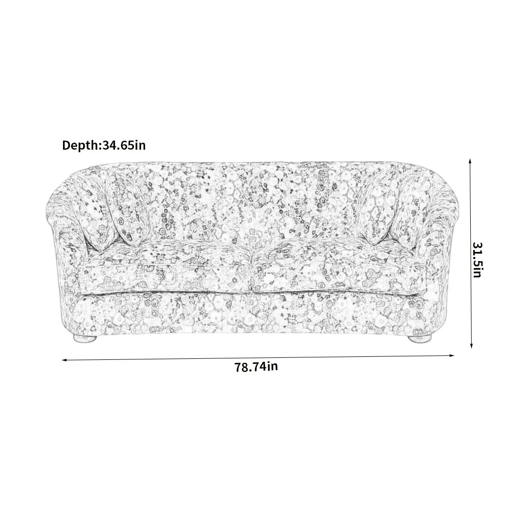 Walkoly Retro Creative Multi-Color Sofa | Wayfair