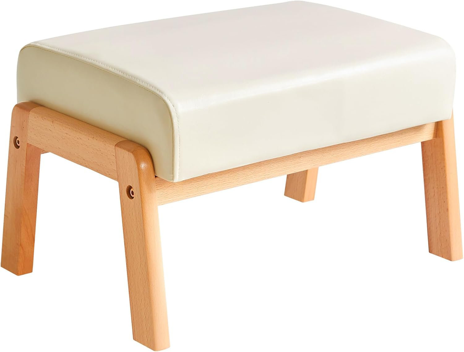 Corrigan Studio® Small Foot Stool Ottoman, Rectangle Foot Rest With ...