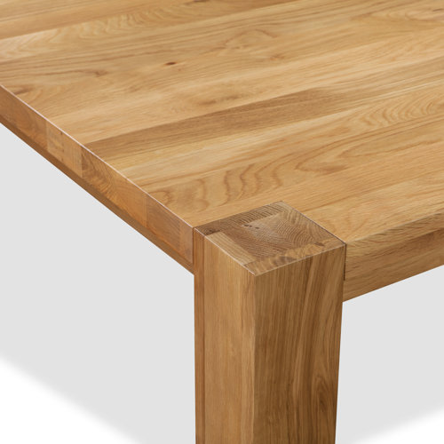 AllModern Dublin Extendable Solid Oak Wood Dining Table (82.5"-122 ...