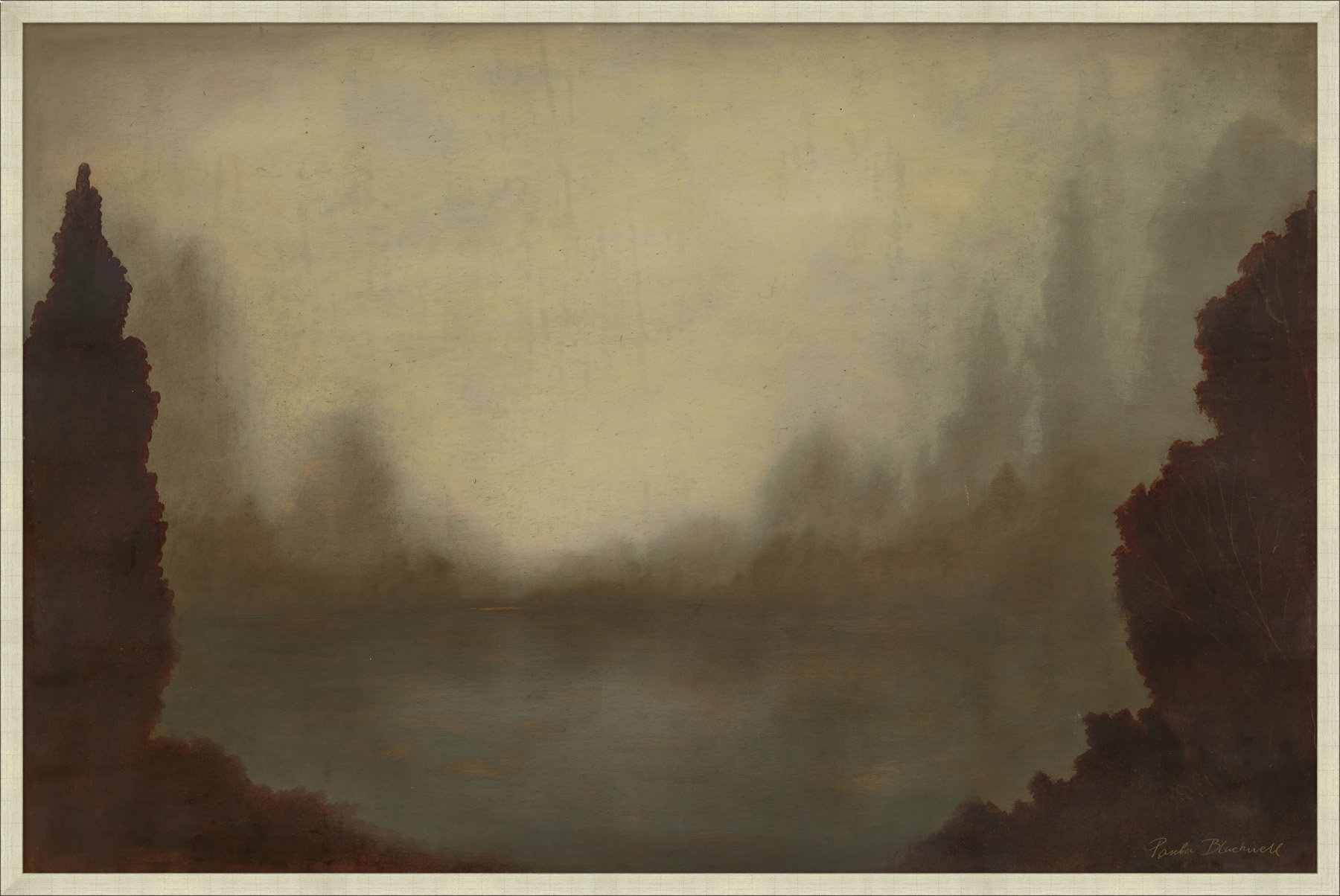 Wendover Art Group Morning Mist - Picture Frame Painting on Canvas ...