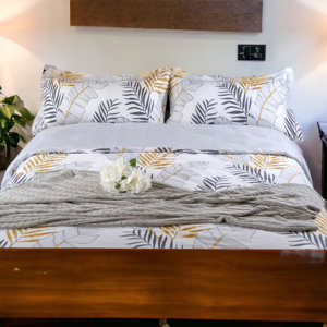 Bay Isle Home Satin Floral Duvet Cover Set & Reviews - Wayfair Canada