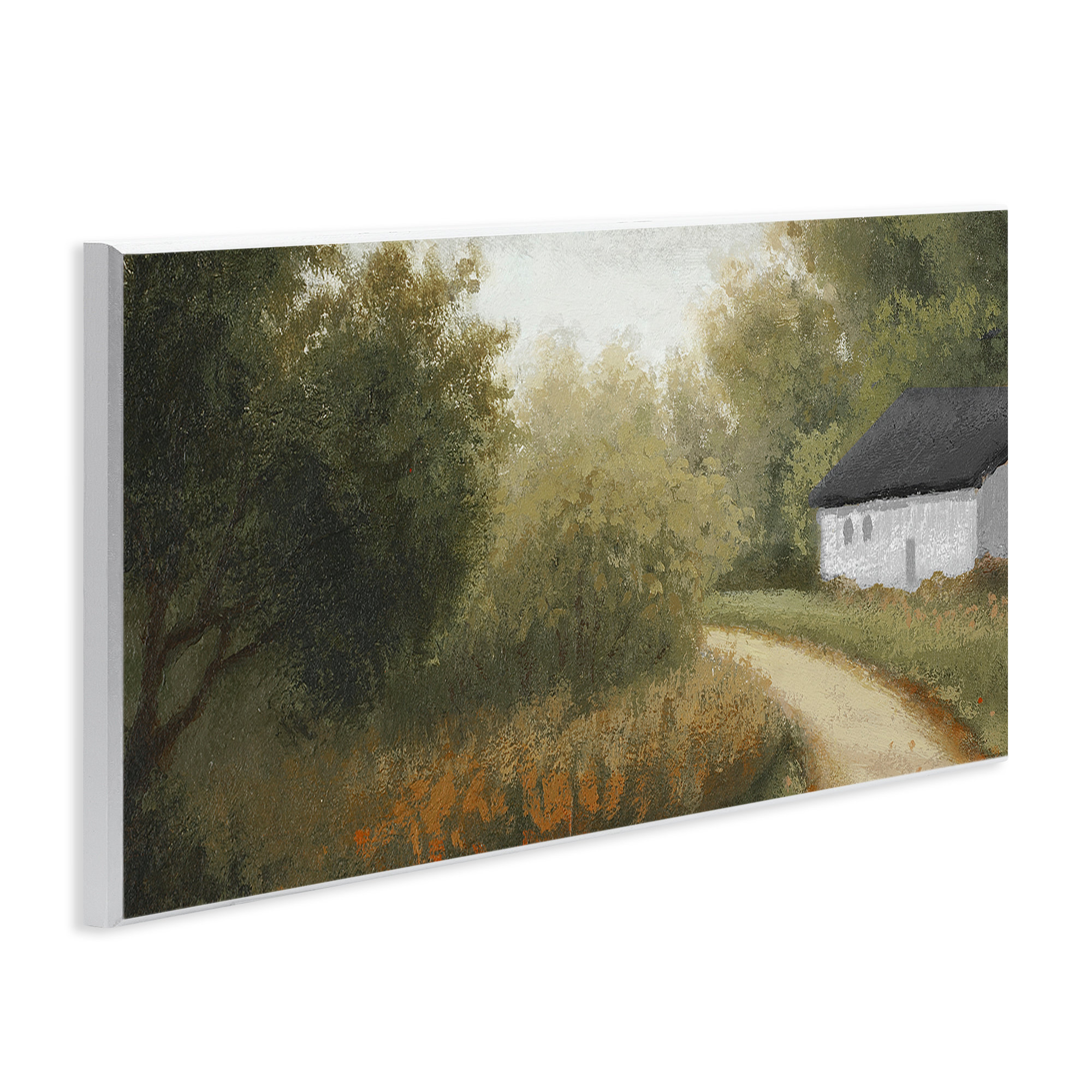 Stupell Industries Charming Country Road Wall Plaque Art by Michael ...