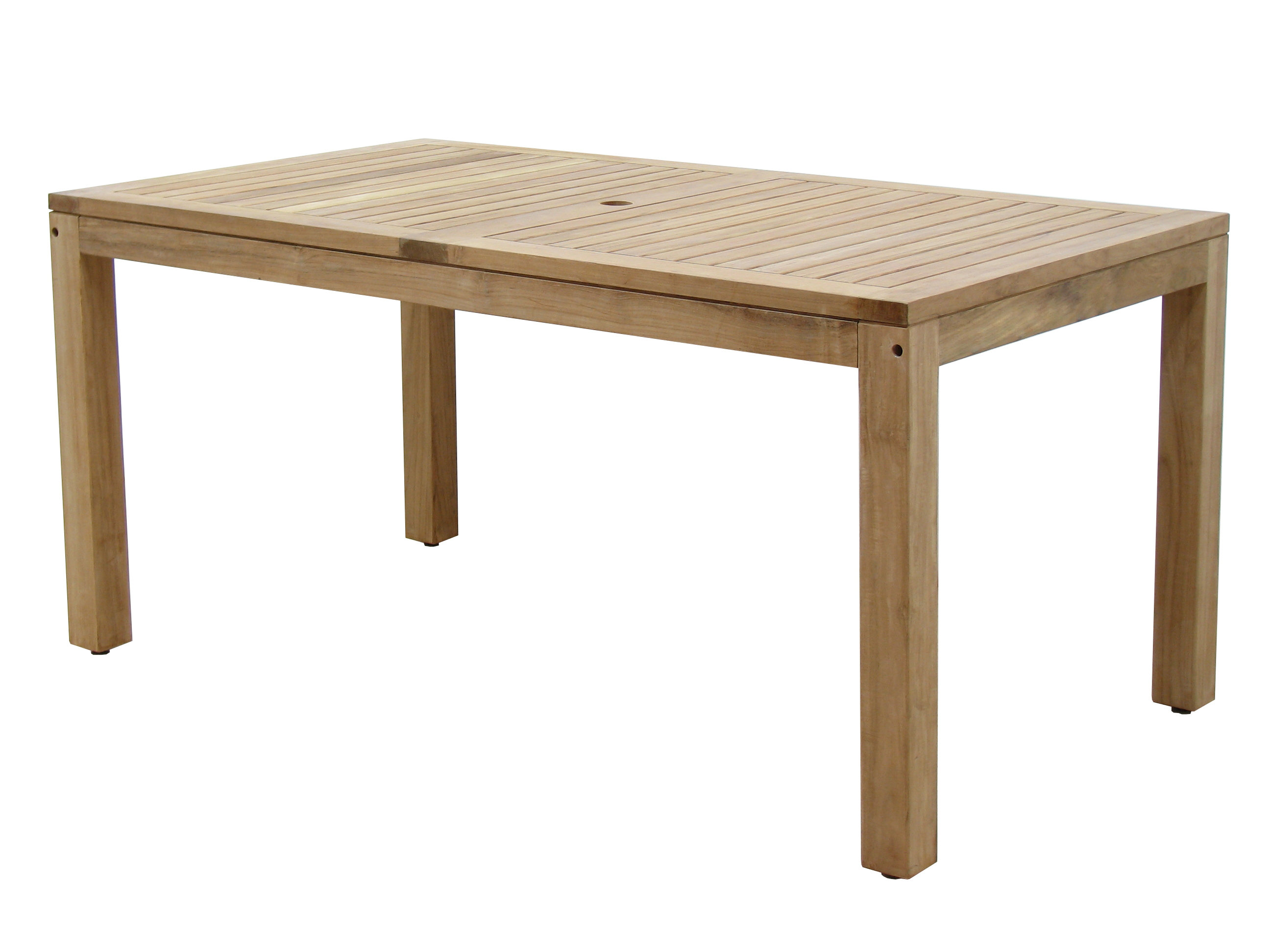 Lark Manor Alyisa Teak Rectangle Patio Table | Wayfair