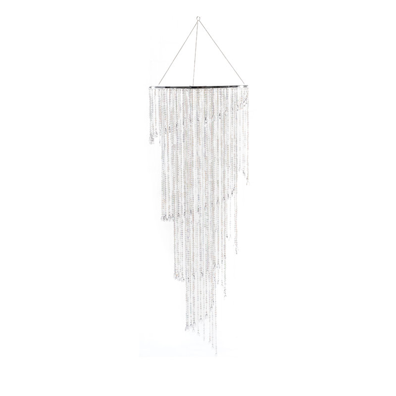 House of Hampton® Binns Statement Tiered Chandelier with Crystal ...