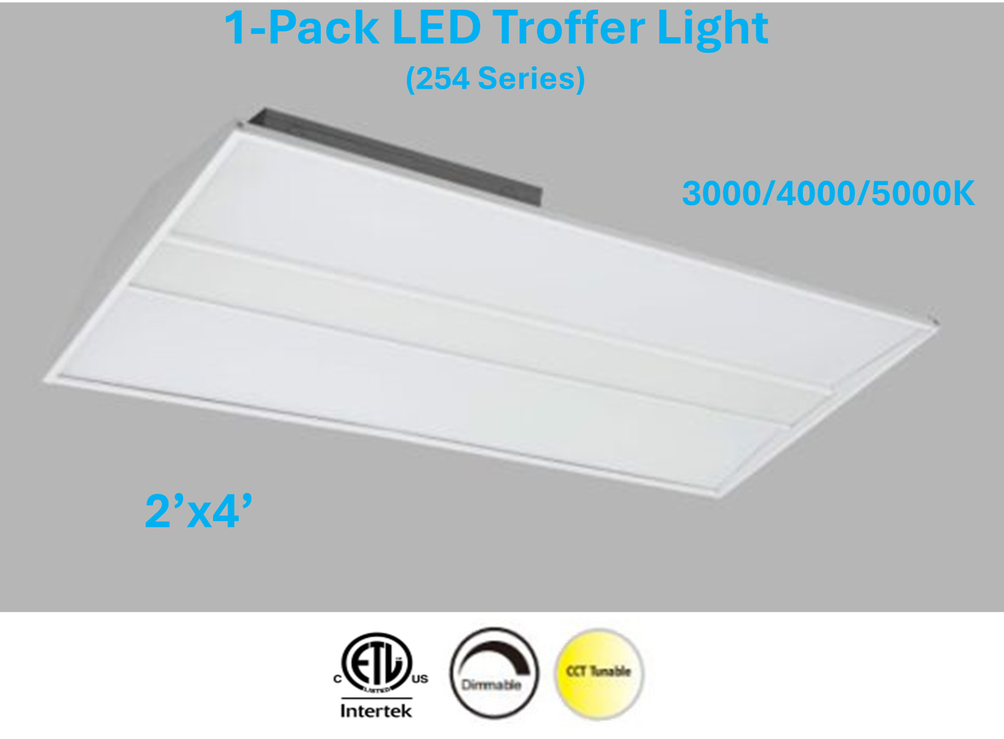 HONYA Lighting Dimmable Rectangle Troffer Ceiling Light | Wayfair