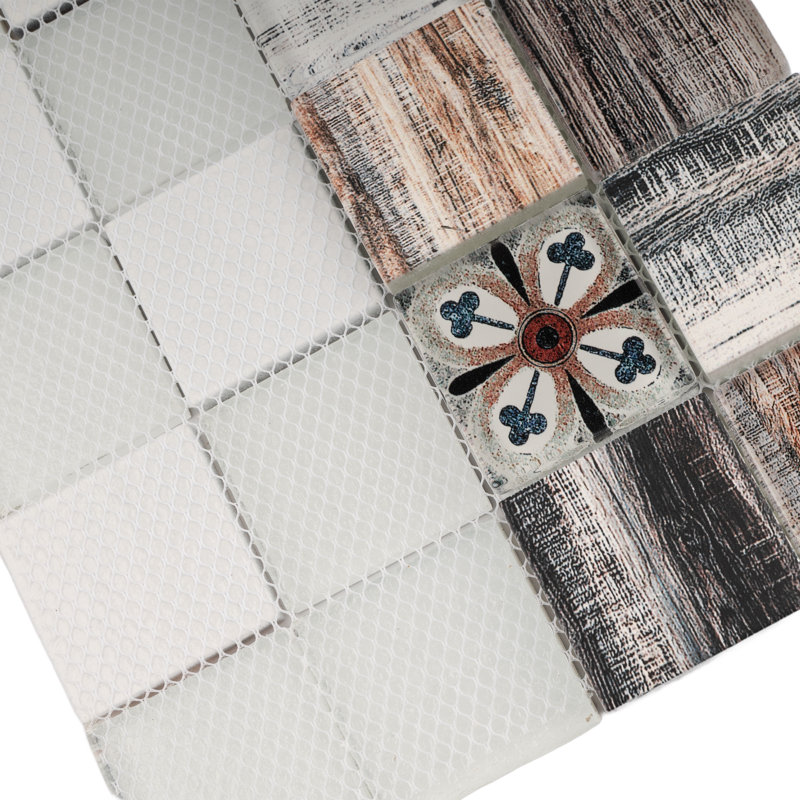 Supreme Tile Classic Roman Series 2" x 2" Glass Mosaic Wall Tile | Wayfair