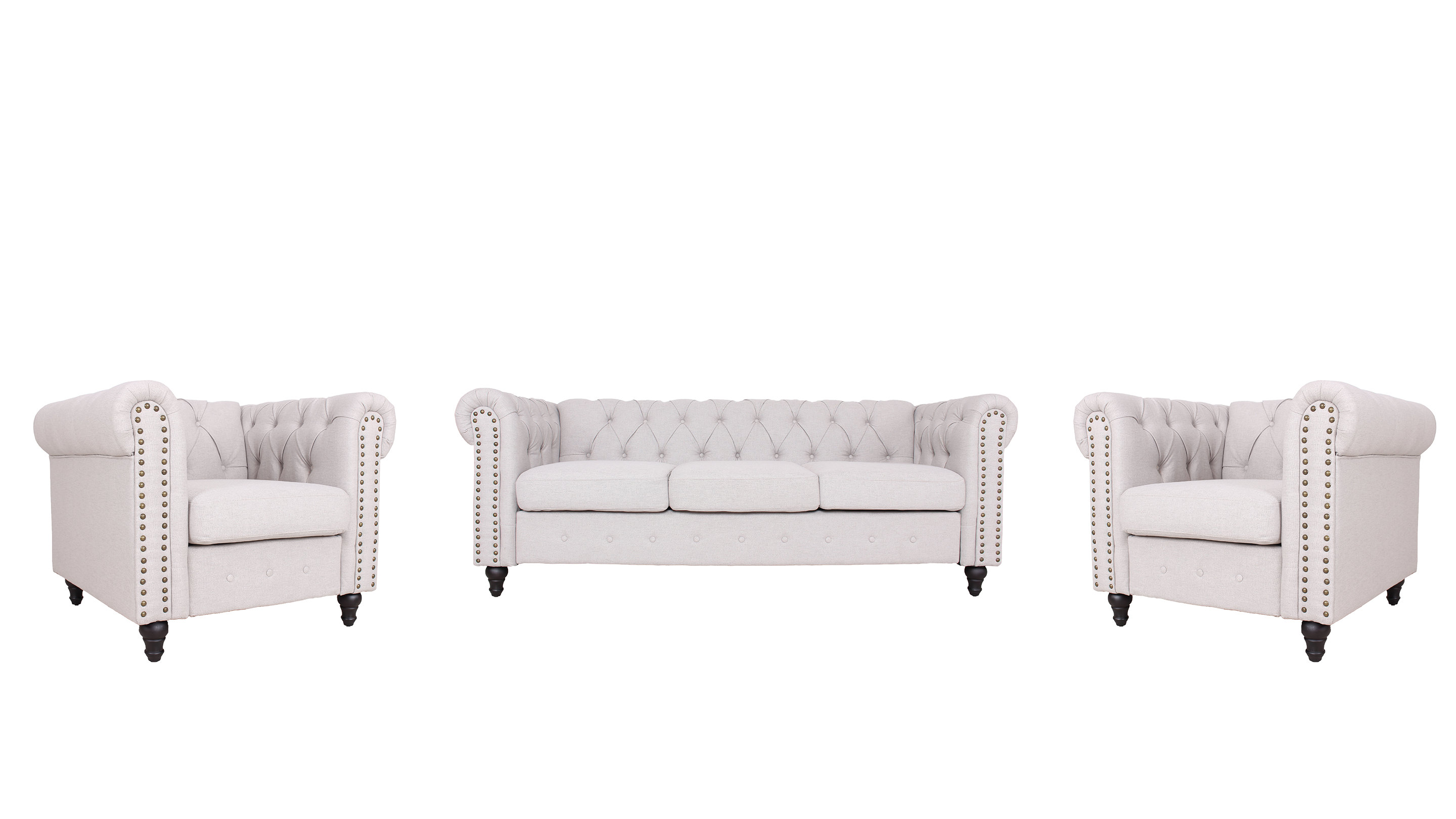 Lark Manor™ Dimson 3 Piece Living Room Set | Wayfair