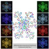 The Holiday Aisle® Snowflake Color Changing RGBWW Lighted Display | Wayfair