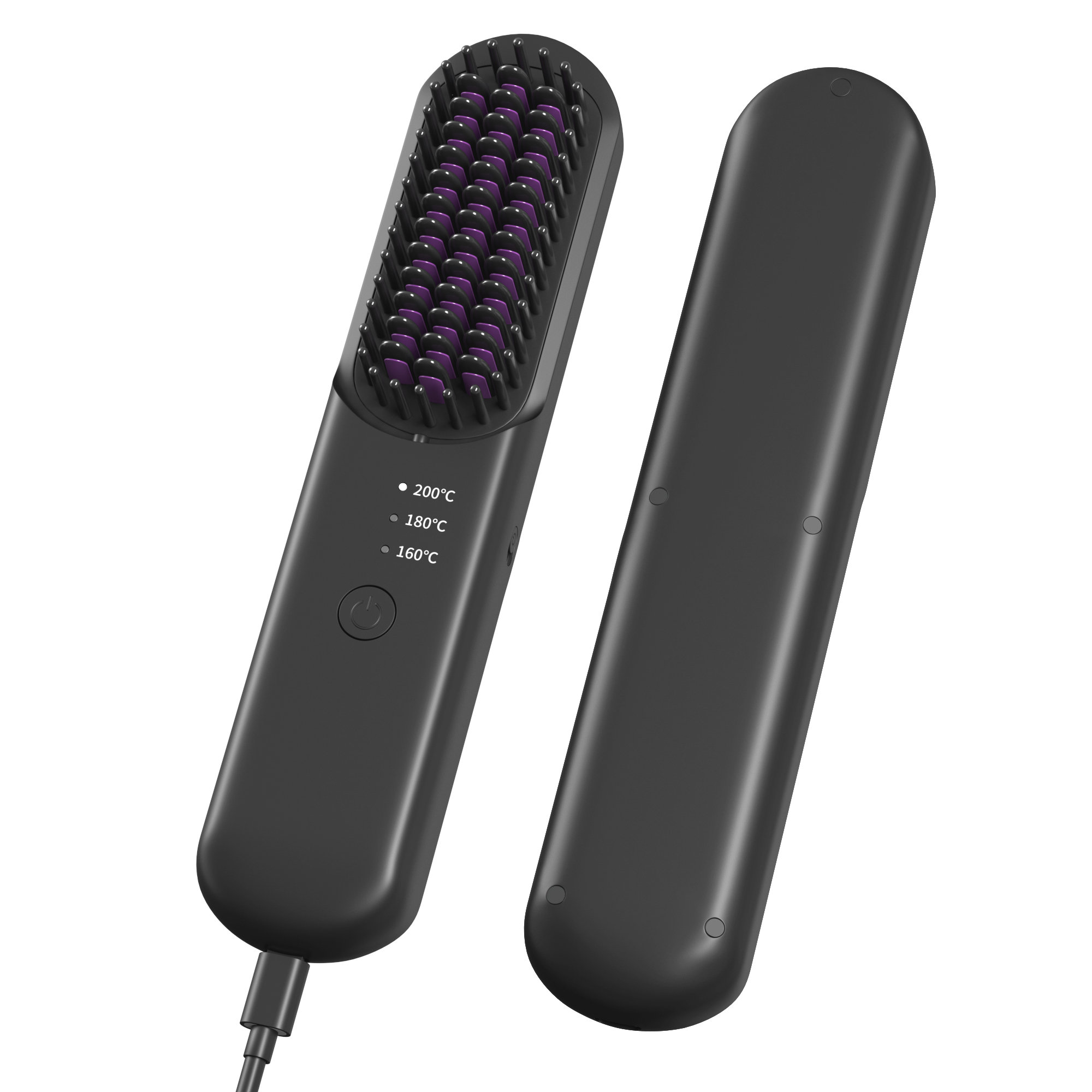 Ivy Bronx Cordless Hair Straightener Brush Metal Hair Tool Holder | Wayfair