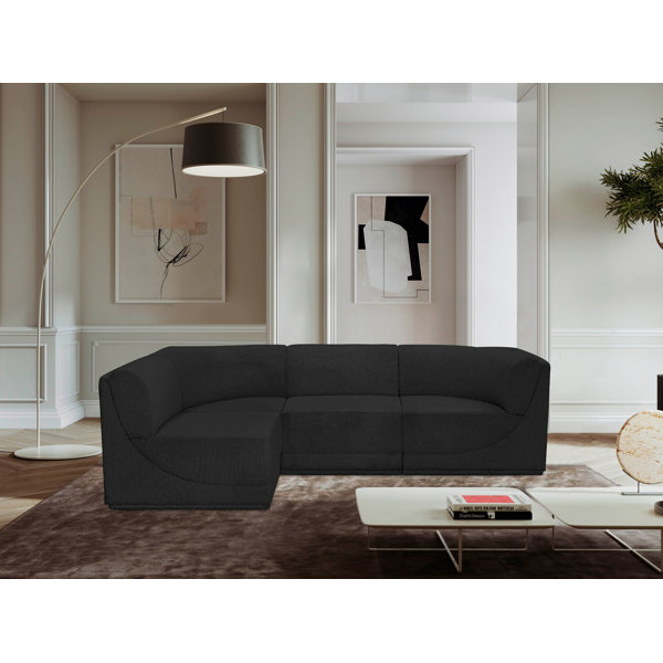 Wrought Studio Izick 4 - Piece Upholstered Sectional - Wayfair Canada