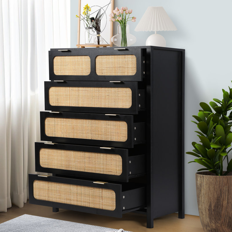 Bay Isle Home Adhemar 5 - Drawer Dresser & Reviews | Wayfair