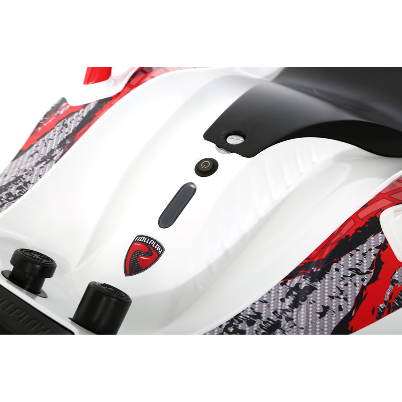 RollPlay Nighthawk 12-Volt Ride-On Toy (White) & Reviews | Wayfair
