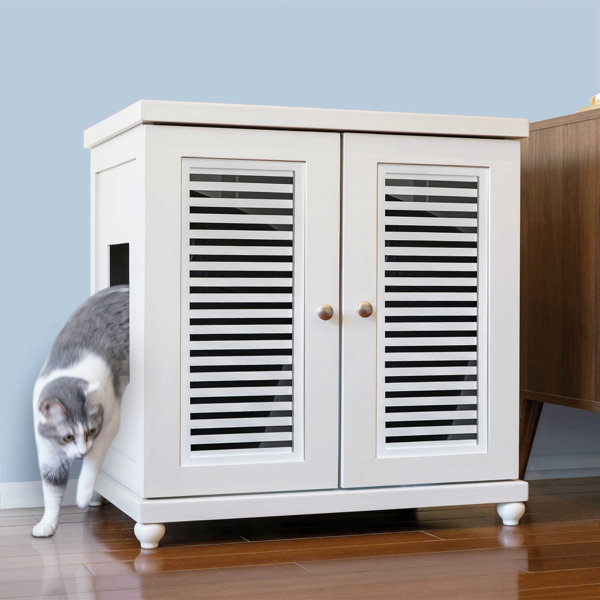 The Refined Feline The Refined Litter Box - Wood Cat Litter Box ...