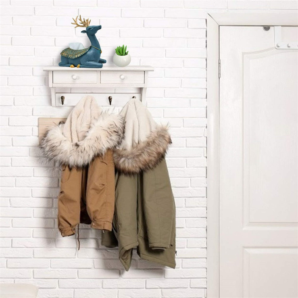 August Grove Solid Wood Floating Shelf - Wayfair Canada