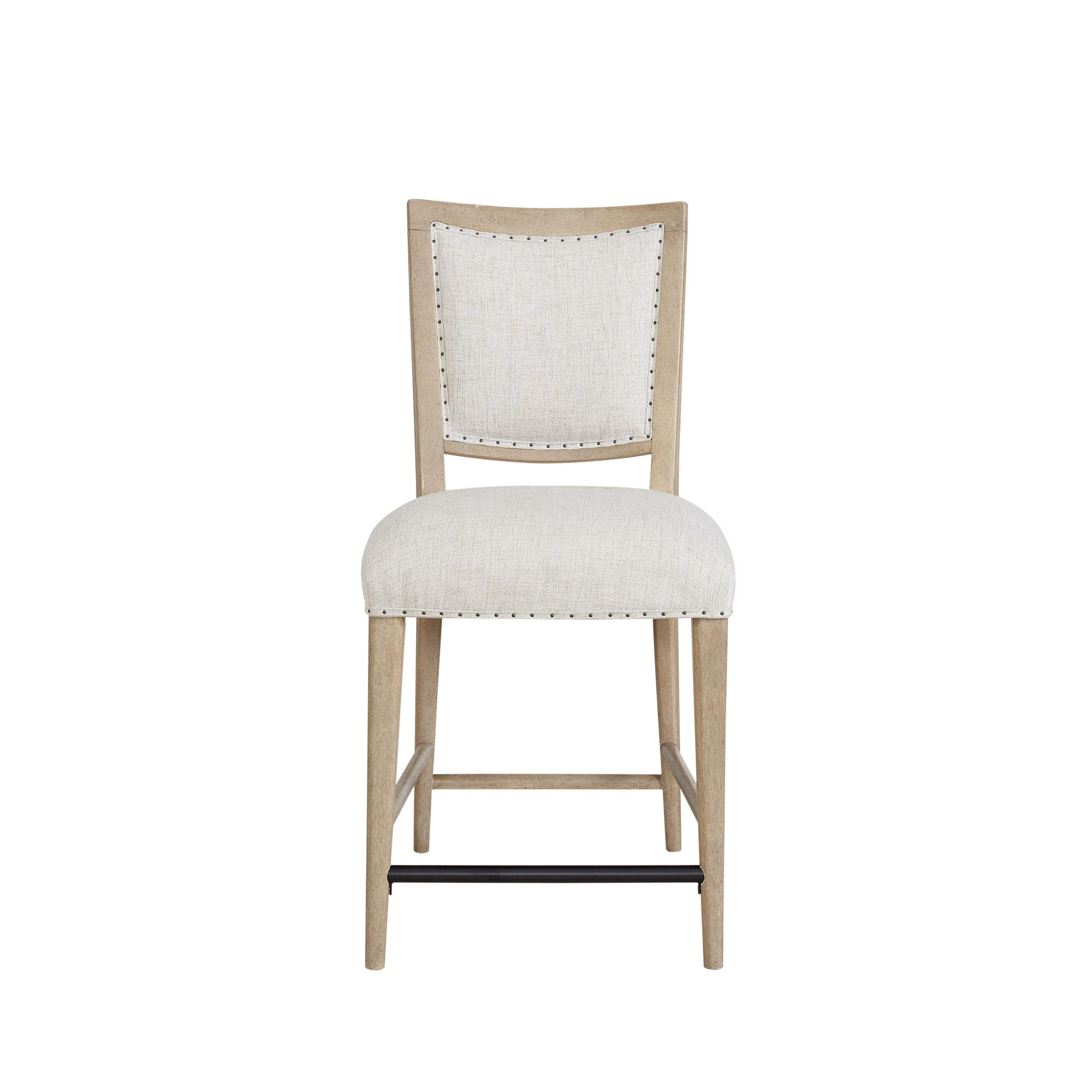 Wildon Home® Counter Stool in Sand Colored Finish Set of 2 | Wayfair
