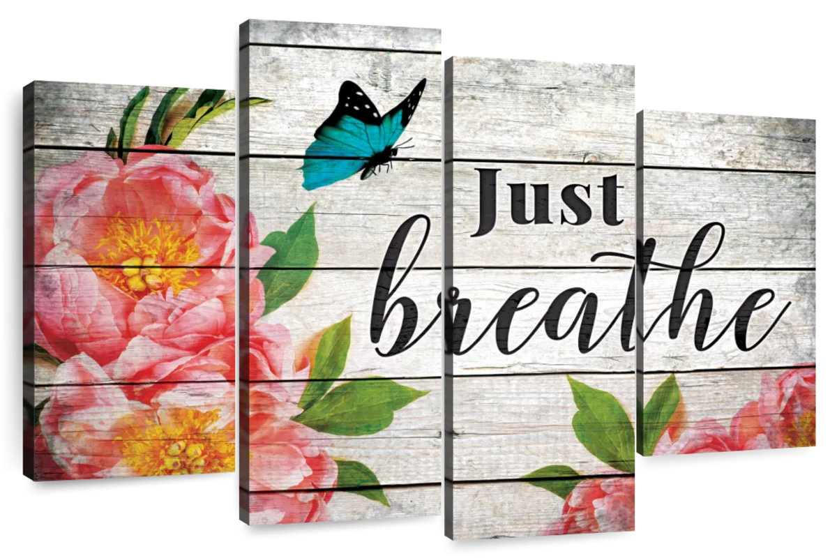 Ebern Designs Tergel Just Breathe Zen VII | Wayfair