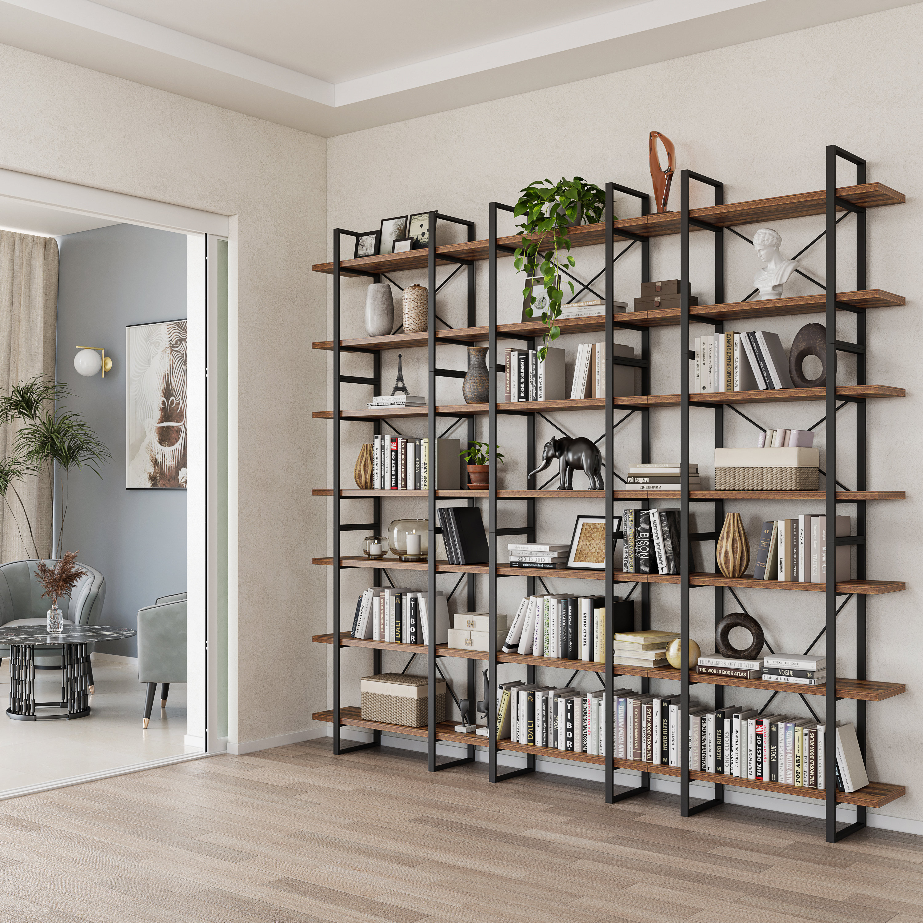 17 Stories Katelina Etagere Bookcase | Wayfair