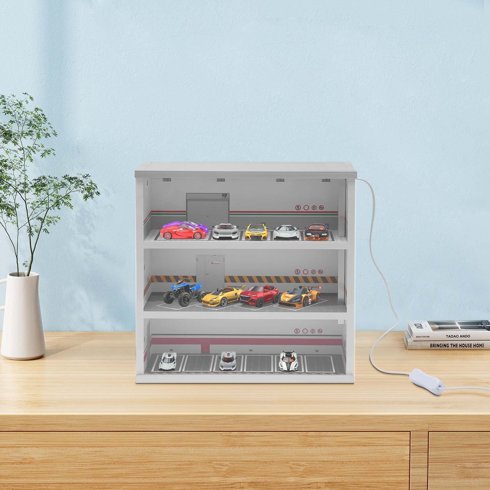 YYBUSHER 1:64 3-Layer Model Car Display Case & Reviews | Wayfair