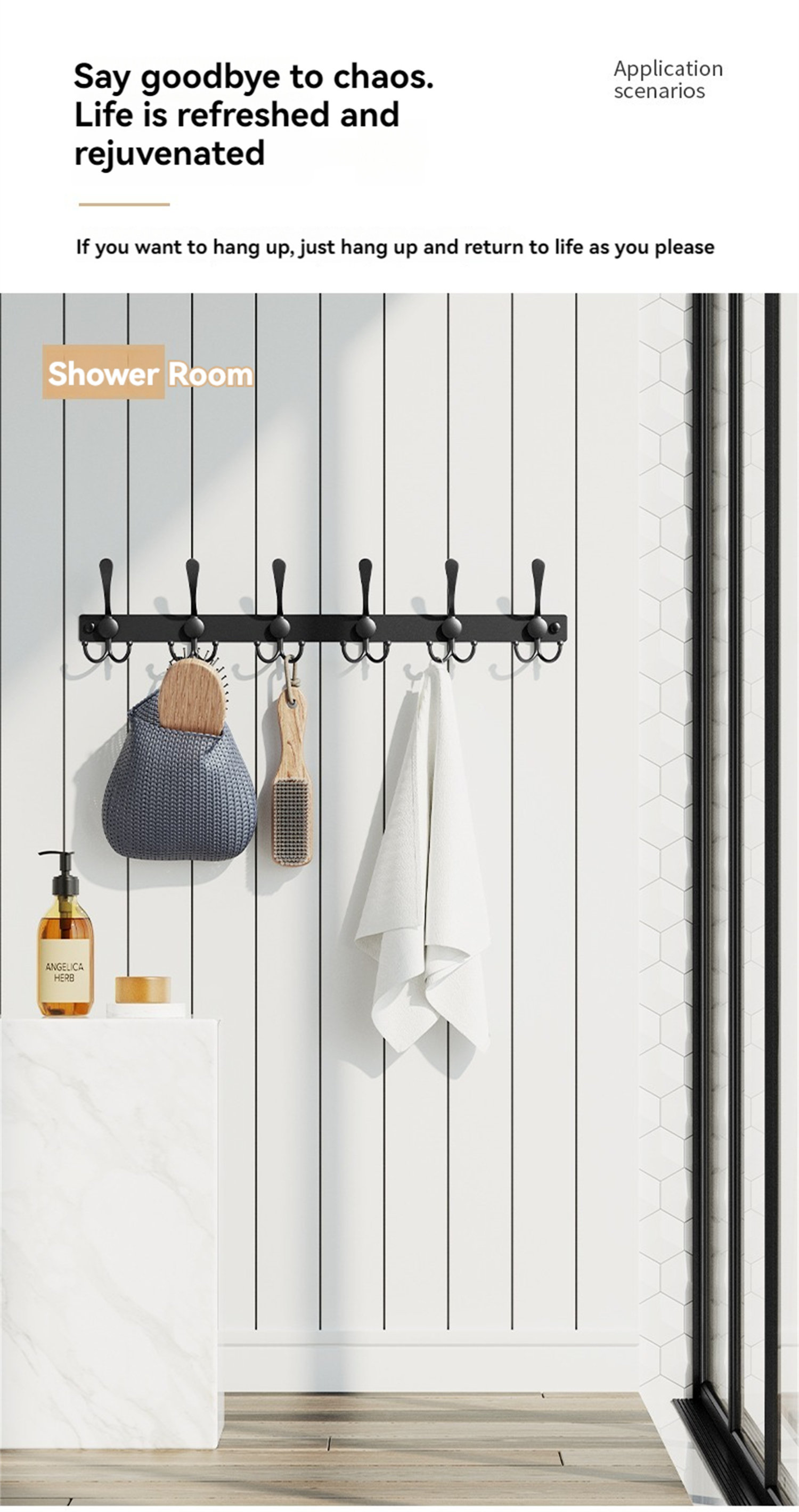 Lark Manor™ Winget Metal Freestanding 7 - Hook Wall Mounted Coat Rack ...