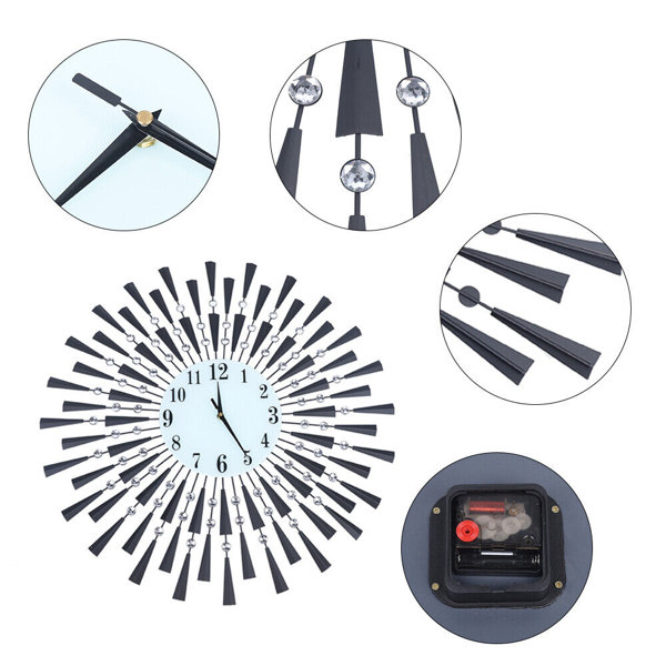 Orren Ellis Pyari 27 Inch Non Ticking Wall Clock & Reviews | Wayfair