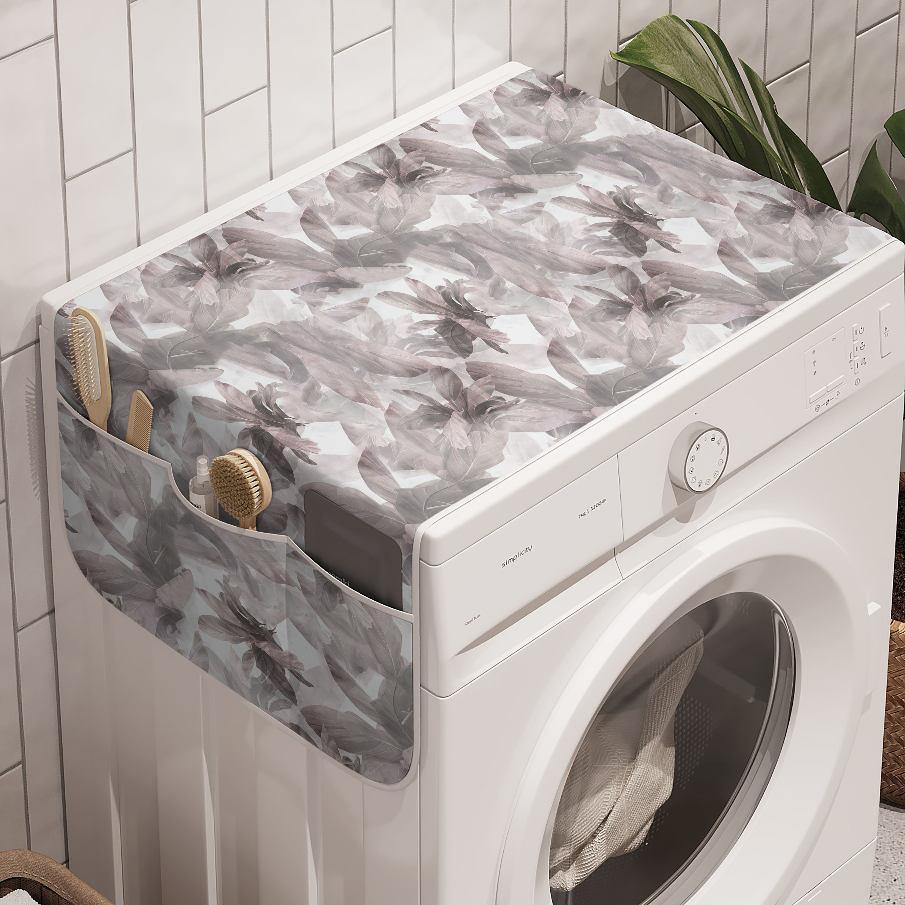 East Urban Home Nature Washing Machine Organizer Pack of 2 47" x 18.5 ...