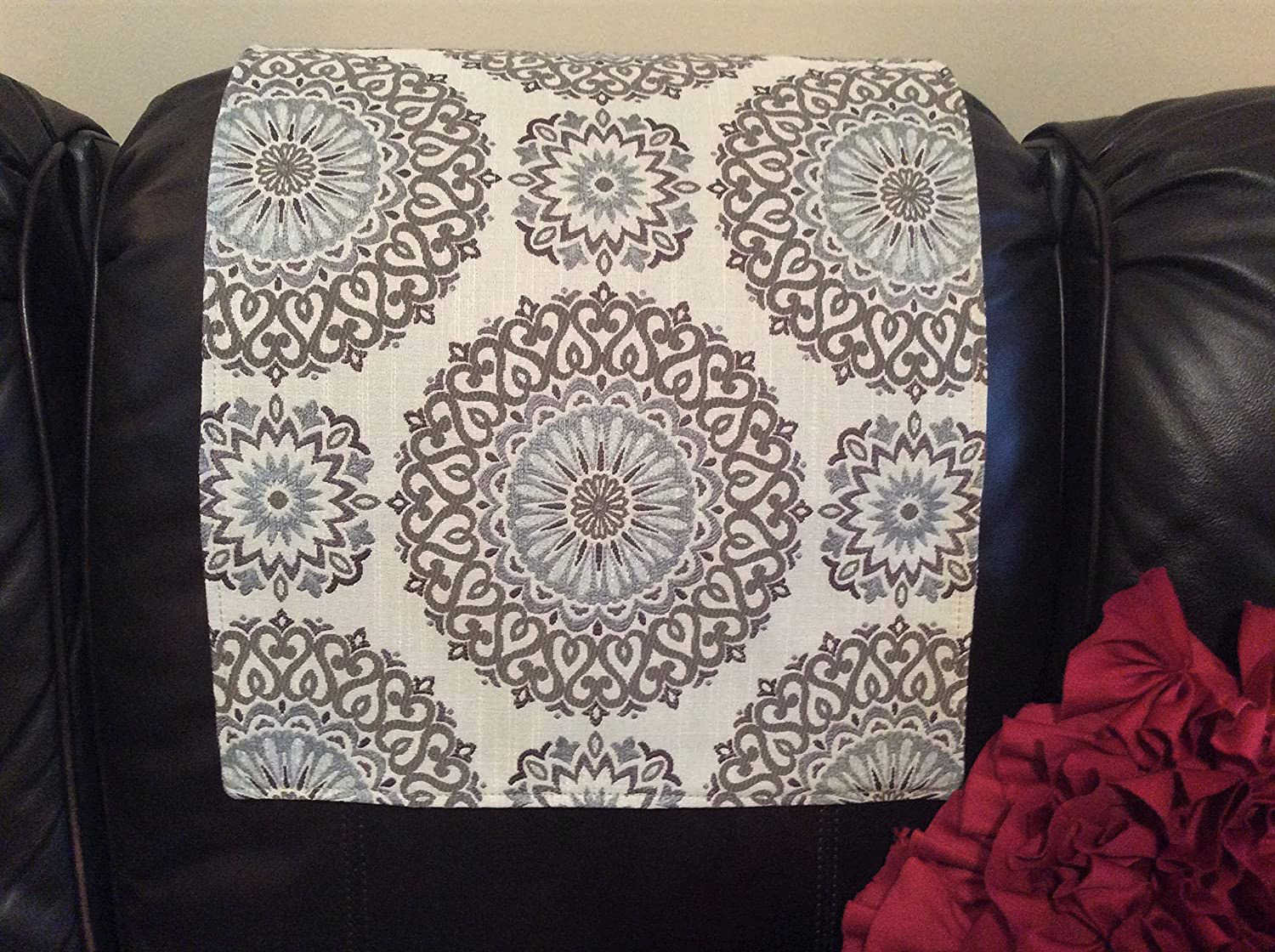 Bungalow Rose Headrest Cover With Medallion Design | Wayfair