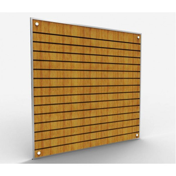 WFX Utility™ Kustra 47 x 47" Slatwall Panel Organizer Information Kiosk ...