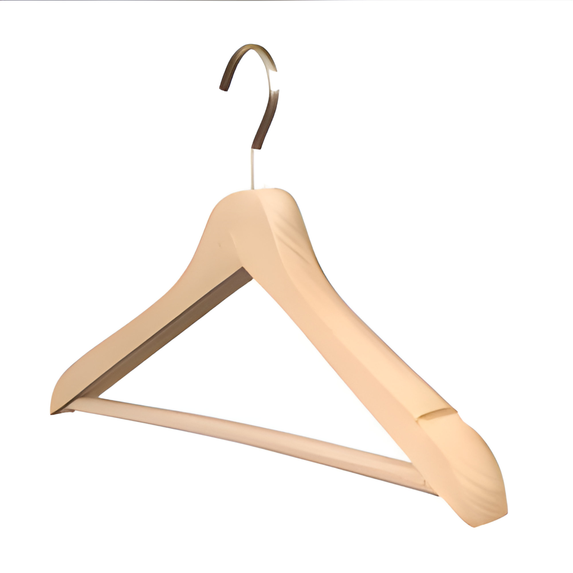 lingfan "Premium Solid Beechwood Hangers: Imported Natural Wood Design ...